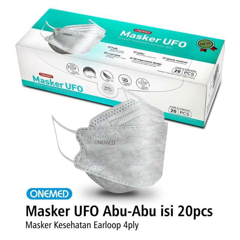 Promo Masker Medis Onemed Kf94 4ply Masker Ufo Earloop - Isi 20pcs ...