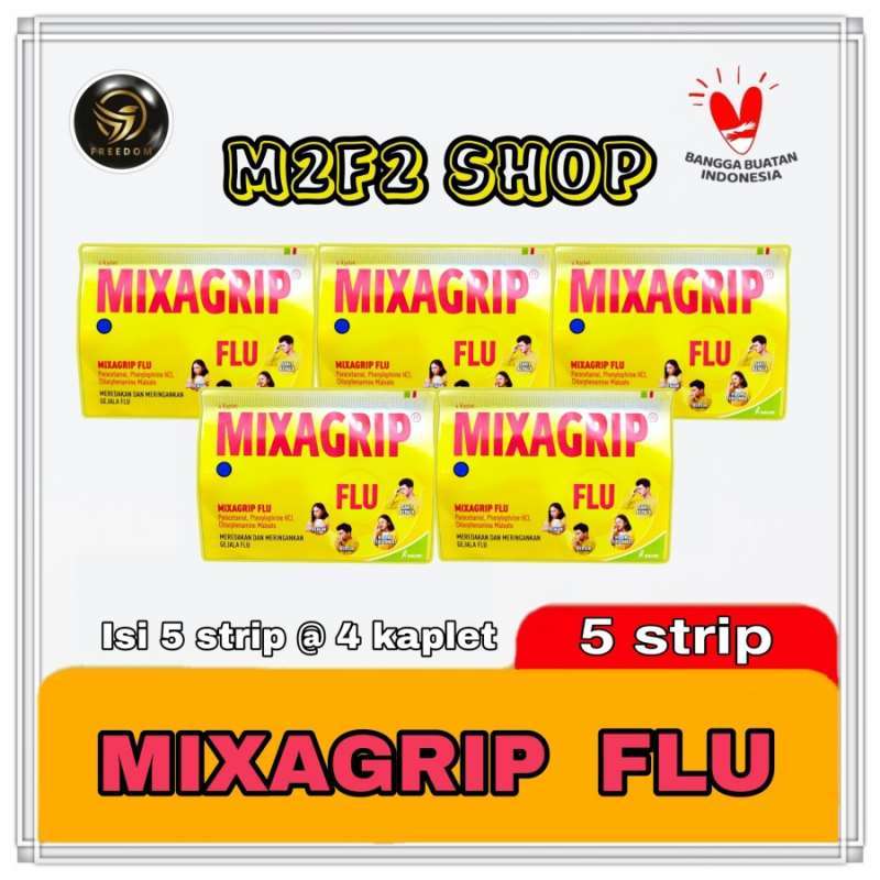 Promo MIXAGRIP Flu Obat Demam, Sakit Kepala, Bersin dan Pilek - (5 ...