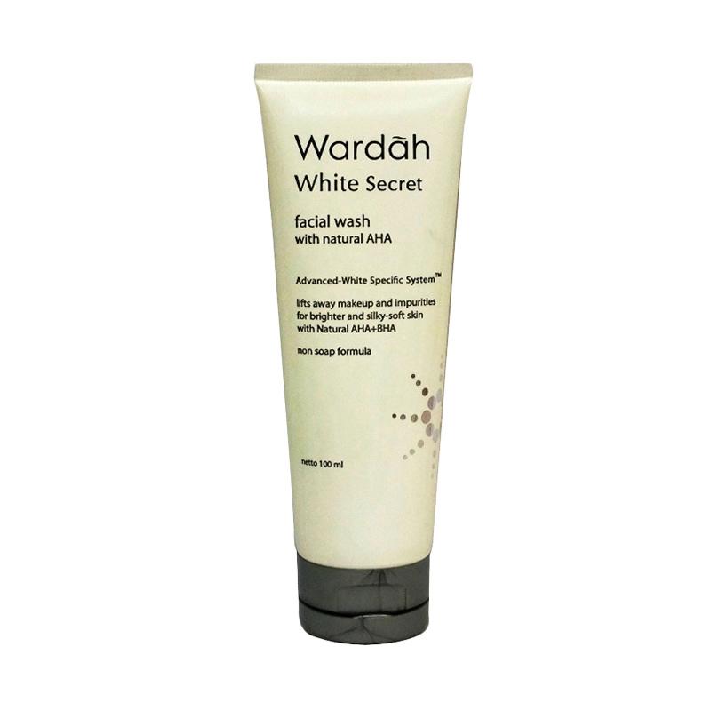 Jual Wardah White Secret With AHA Facial Wash [100 mL] di Seller ...