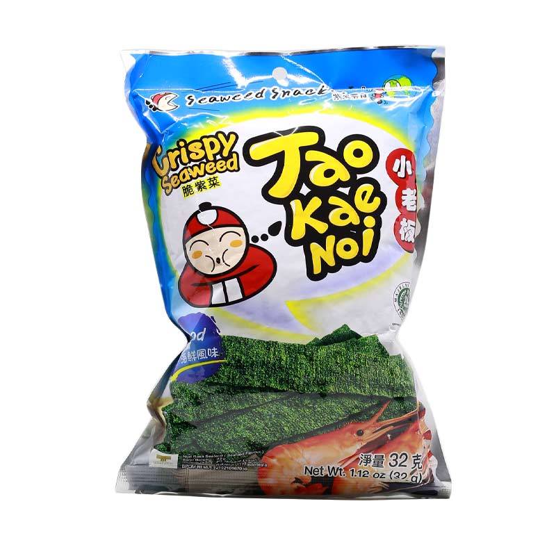 Jual Rumput Laut Snack Tao Kae Noi Crispy Seaweed Seafood Camilan [32 G ...