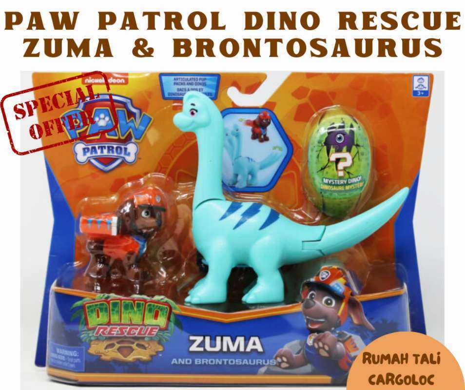 Jual Paw Patrol DINO RESCUE ZUMA and BRONTOSAURUS di Seller Main Disini ...