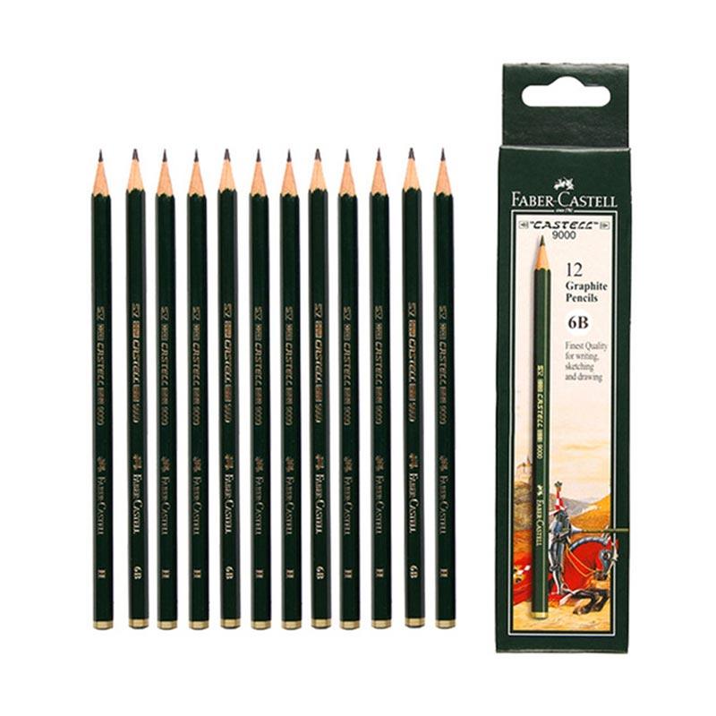 Jual Faber Castell 9000 2B Pensil [12 Pcs] di Seller PRIMASAKTI ATK ...