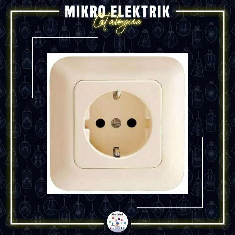 Jual GRACIO STOP KONTAK 4151 CREAM BROCO di Seller Mikro Elektrik ...
