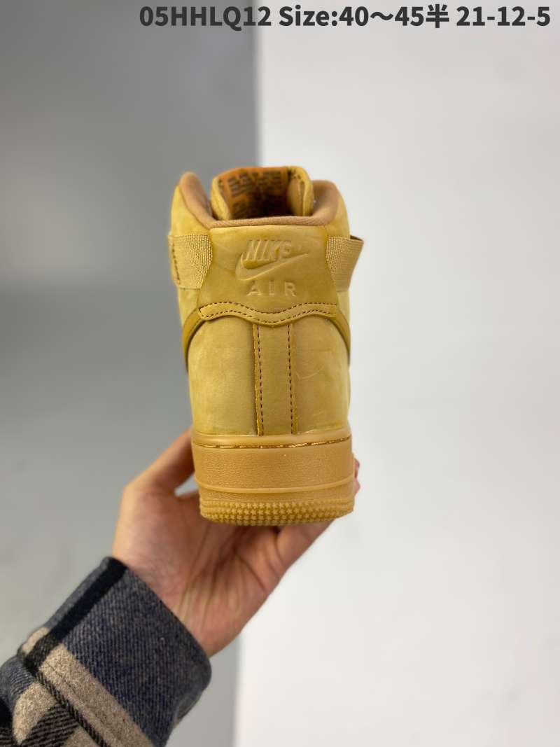 Jual Nike Air Force 1 High Wbflex Wheat 2019 Wheat Suede High Top Air ...