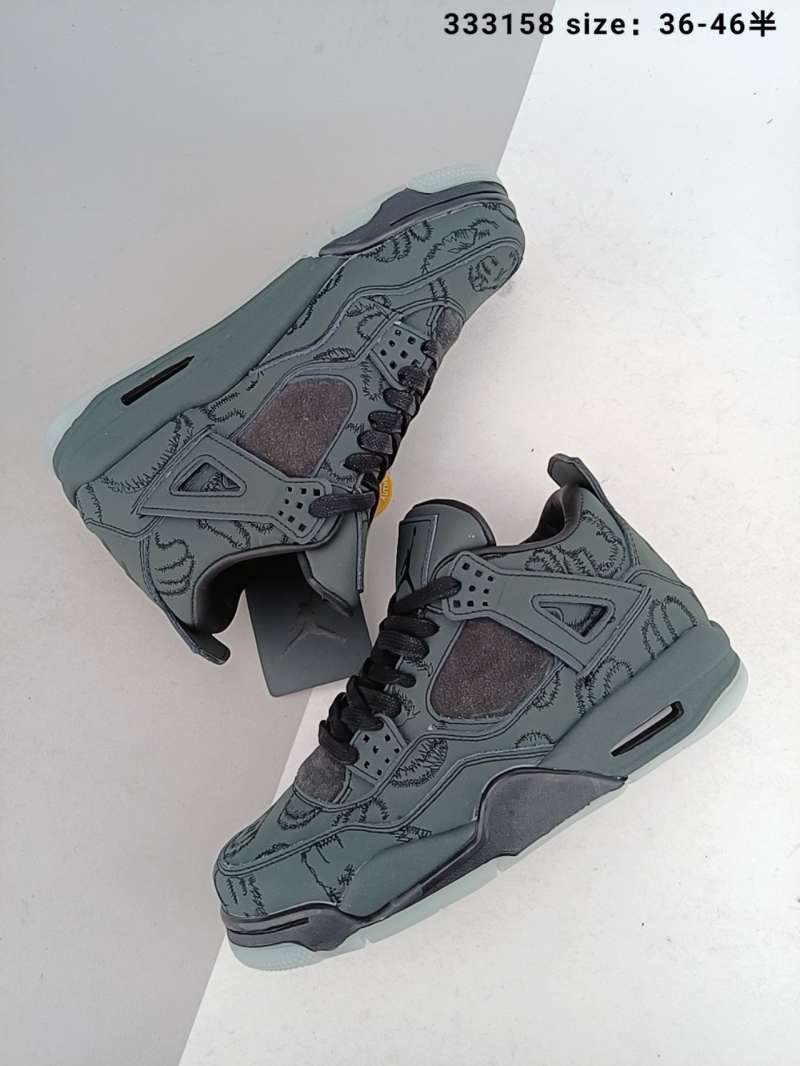 Jual Nike air jordan 4 retro og black deerskin aj4 stereo high ...