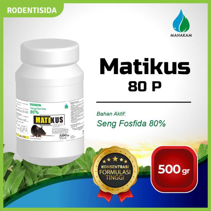 Jual Matikus 80 P Rodentisida Pestisida Pembasmi Tikus Sawah di Seller ...