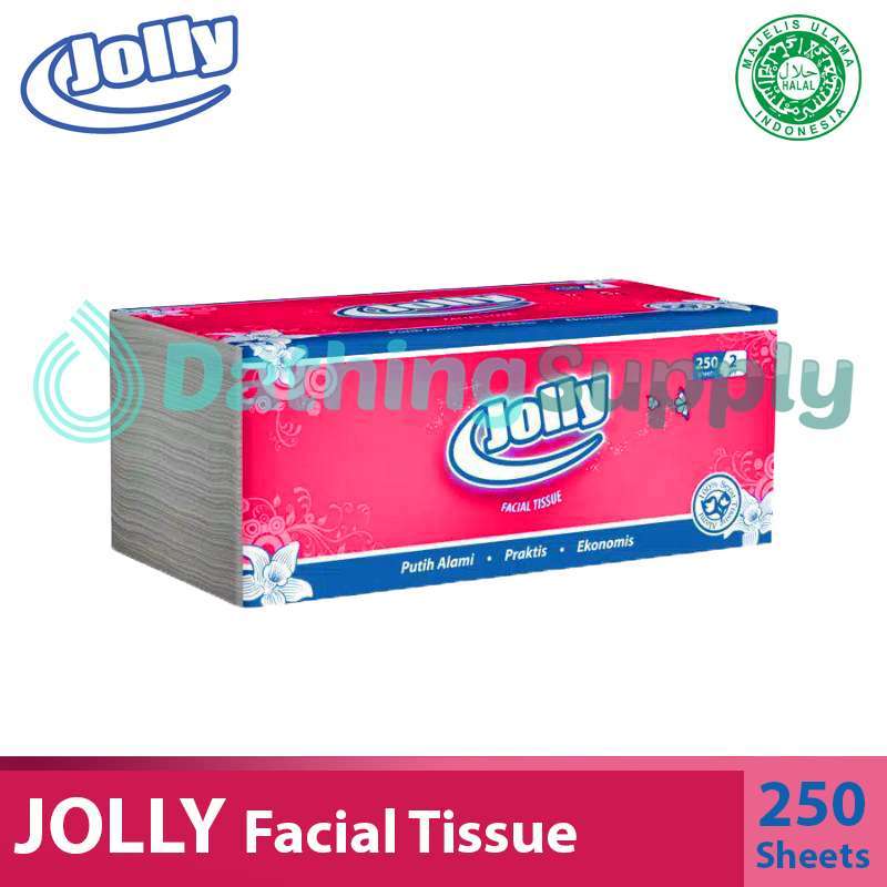 Promo Jolly Facial Soft Pack Tisu Wajah [250 Sheets/2 Ply] Diskon 16% ...