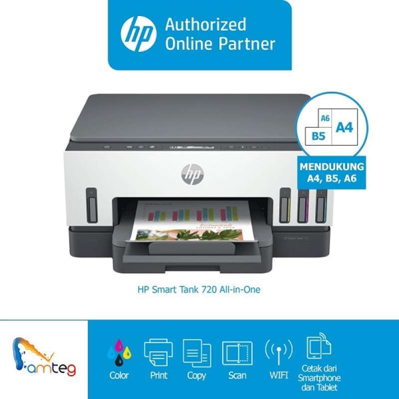 Jual HP Smart Tank 720 Print / Scan / Copy / Wireless / Duplex [6UU46A ...