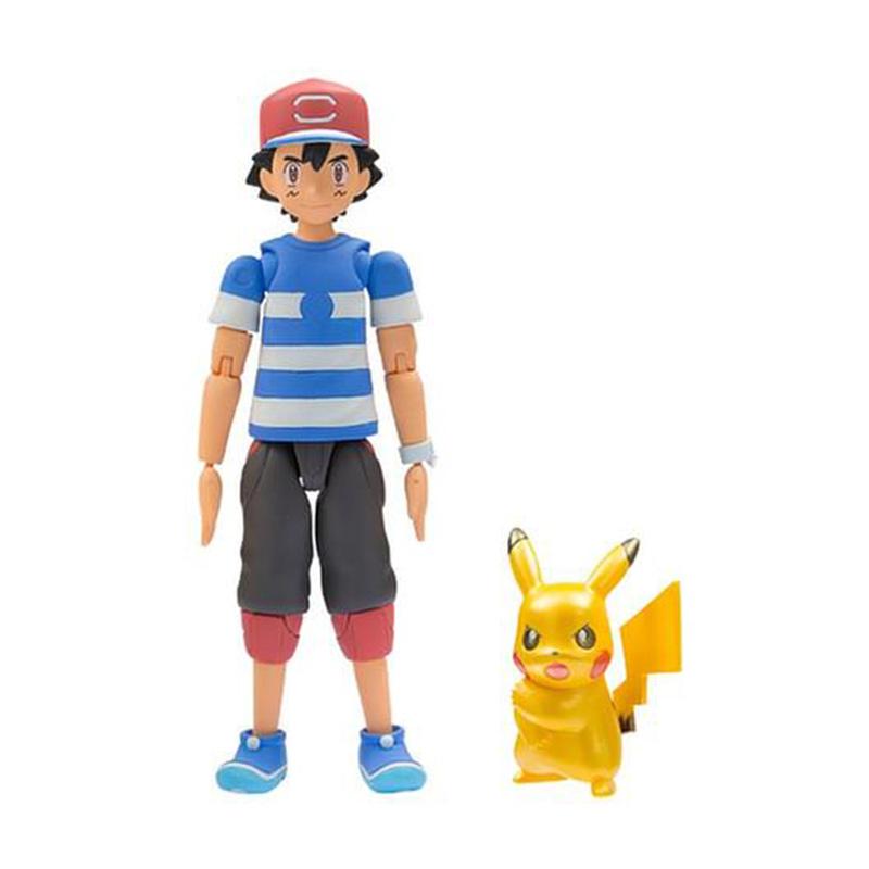 Jual Takara Tomy Moncolle Ex Ash & Pikachu Metallic Z Action Figures Di ...