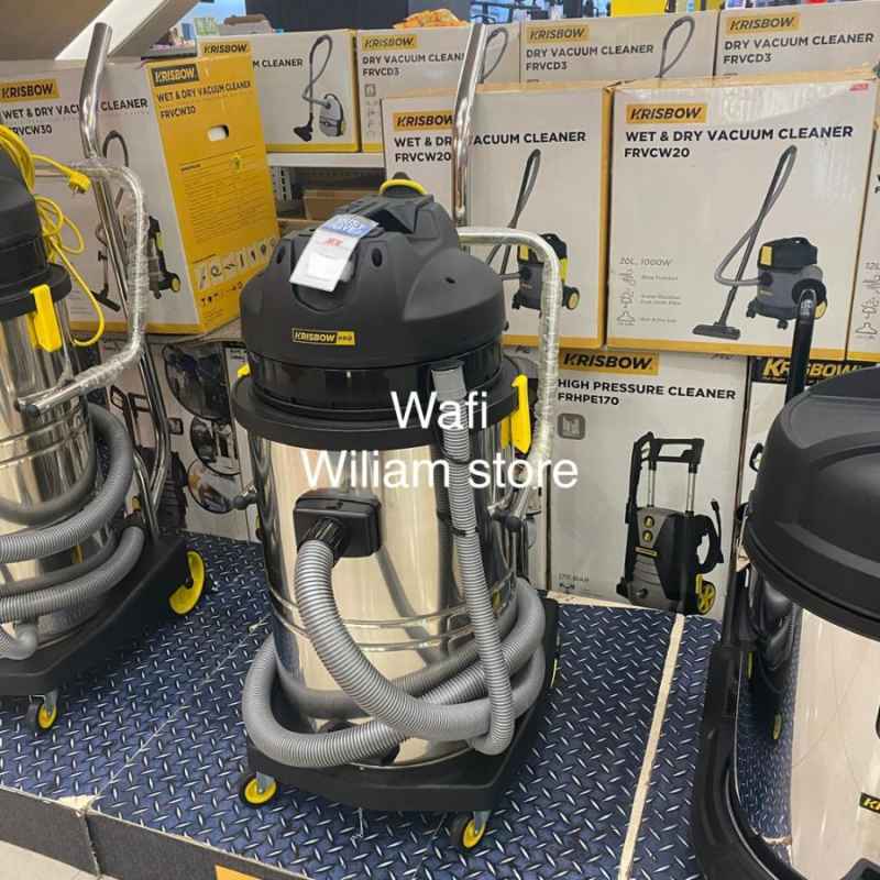 Jual Krisbow Vacuum Cleaner Wet & Dry Penghisap Debu Kering & Basah 30 ...