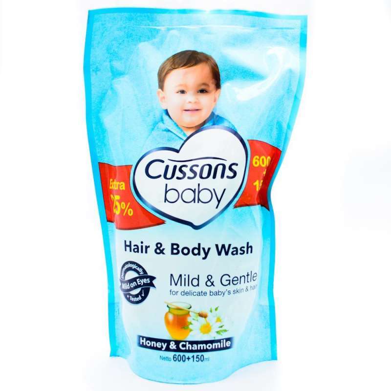 Jual Cussons Baby Hair & Body Wash Mild Gentle reff 600ml di Seller ...