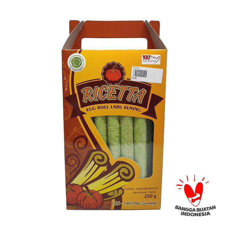 Jual Surabaya Square Ricetta Eggroll Labu Kuning Rasa Kacang Hijau ...