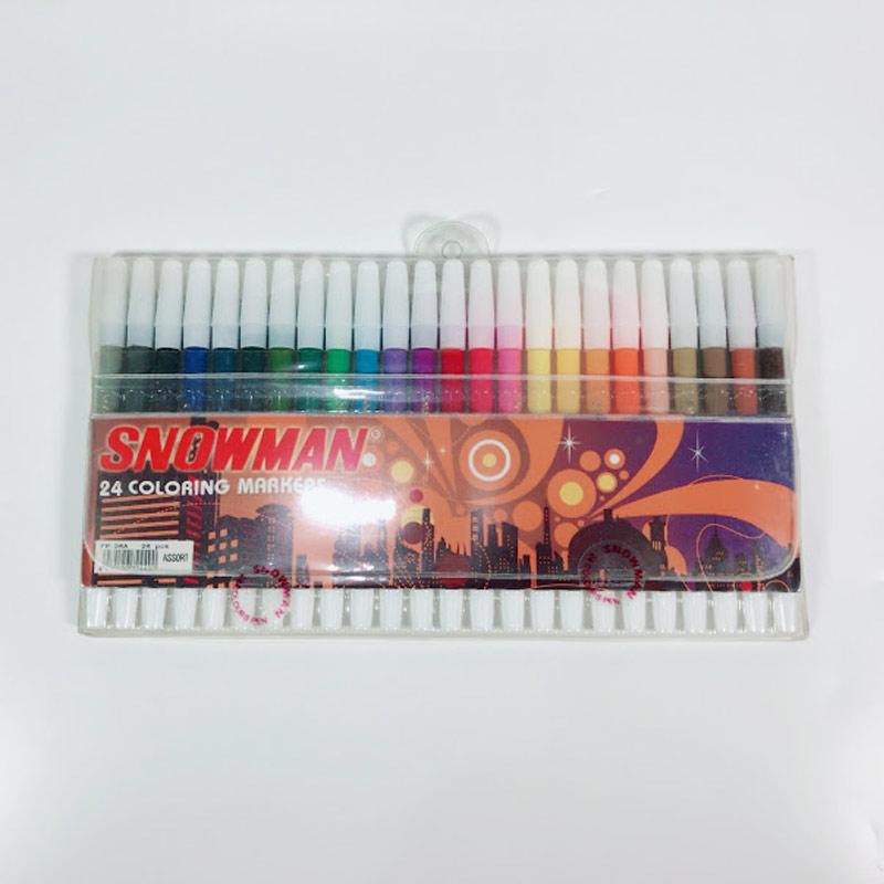 Jual Snowman 24 Coloring Marker Spidol di Seller Tescomgrosirshop ...