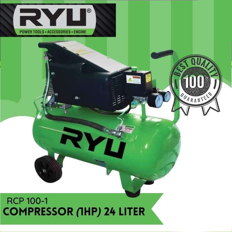 Jual Mesin Kompresor Angin/Compressor 24 Ltr RYU RCP 100-1 di Seller Terang Jaya Elektrik ...