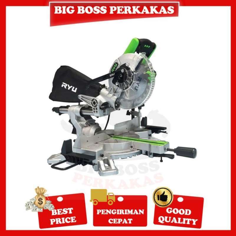 Jual Tekiro Ryu Miter Saw Sliding Rms180-1 Mesin Potong Alumunium Kayu ...