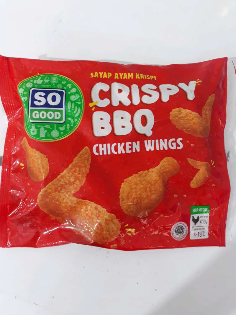 Jual SO GOOD Crispy BBQ Chicken Wings 400 Gr Sayap Ayam Krispi di ...
