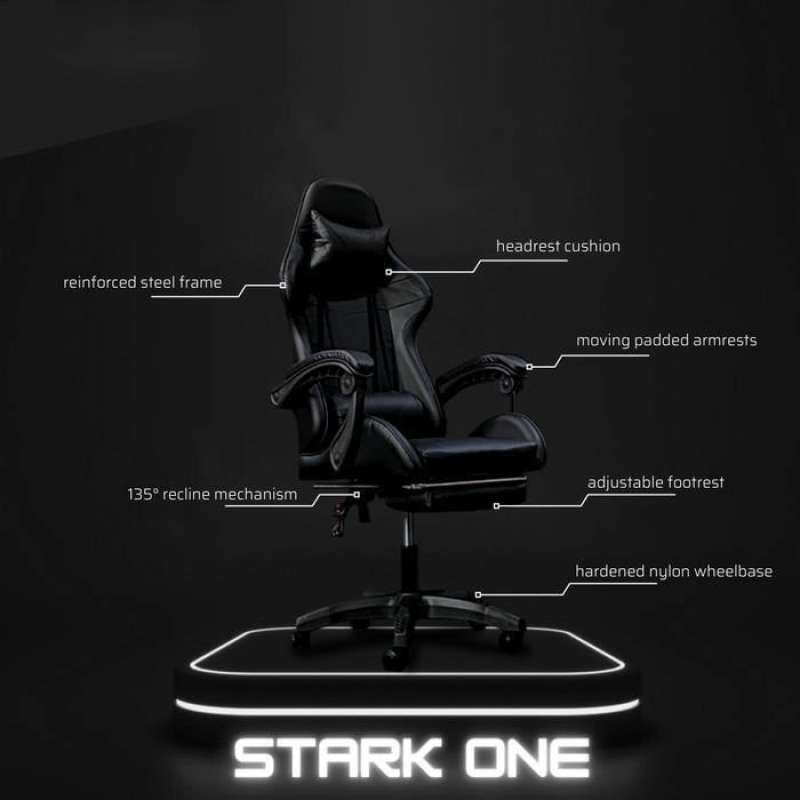 Promo Apex Warrior Stark One Premium Gaming Chair Kursi Gaming w ...