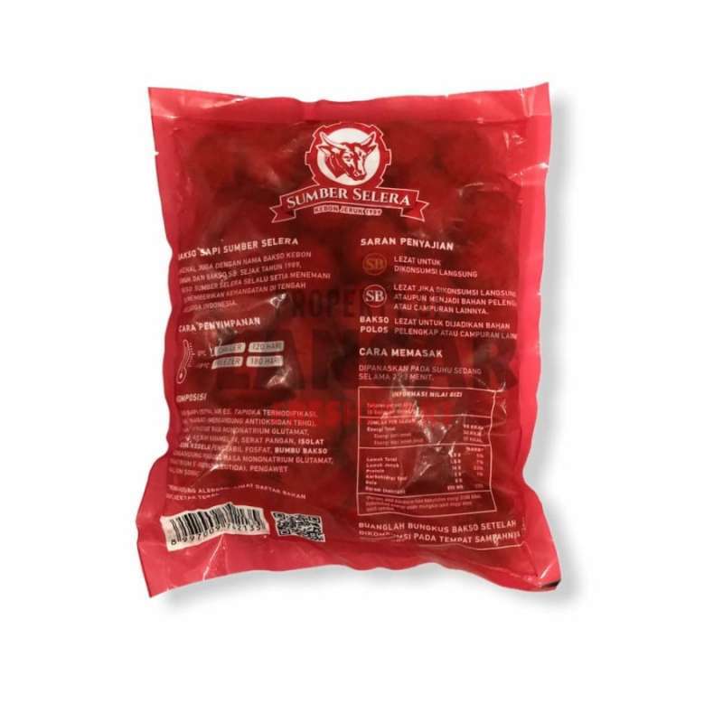 Jual Baso Daging Sapi Sumber Selera Isi 50 - Bakso Polos Di Seller ...