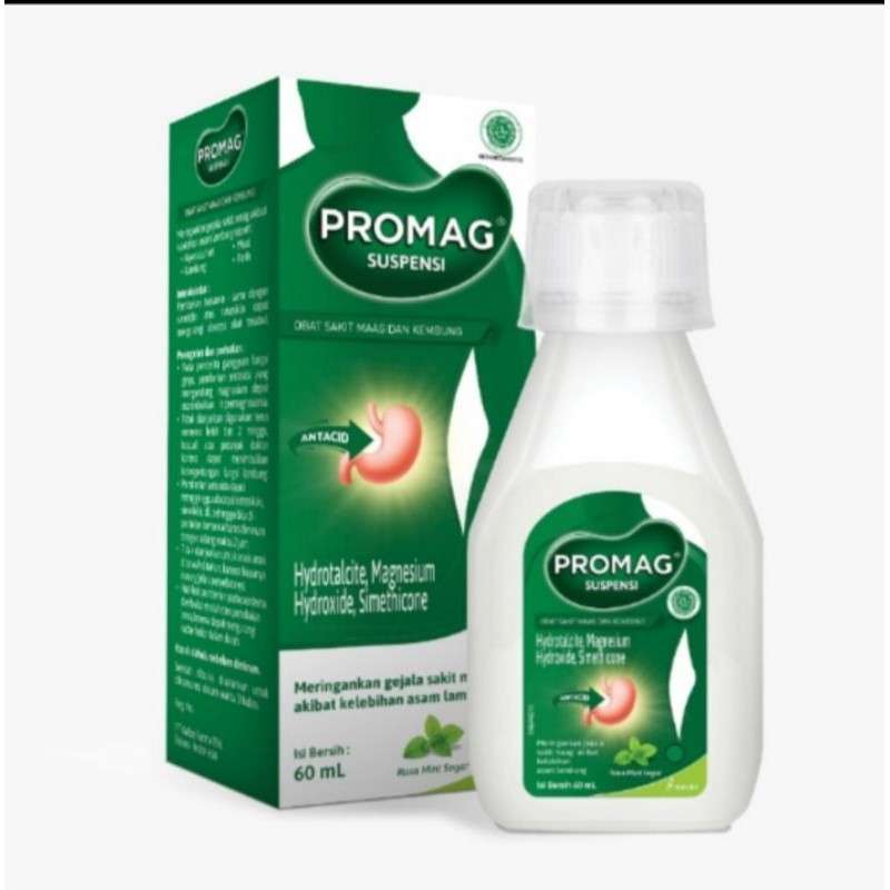 Promo PROMAG SUSPENSI BOTOL 60 ML OBAT PROMAG PROMAH SIRUP OBAT MAAG ...