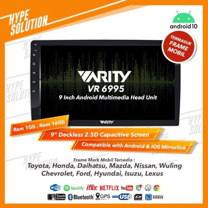 Jual Varity Vr 6995 Headunit Android 9 Inchi Isuzu D Max 2012 - Black ...