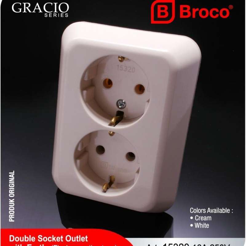 Jual Broco Stop Kontak Dobel Original Murah - Harga Diskon Juni 2024 ...