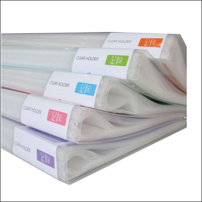 Promo EAGLE FILES FC E 329 Document Keeper Clear Holder [60 Pocket ...