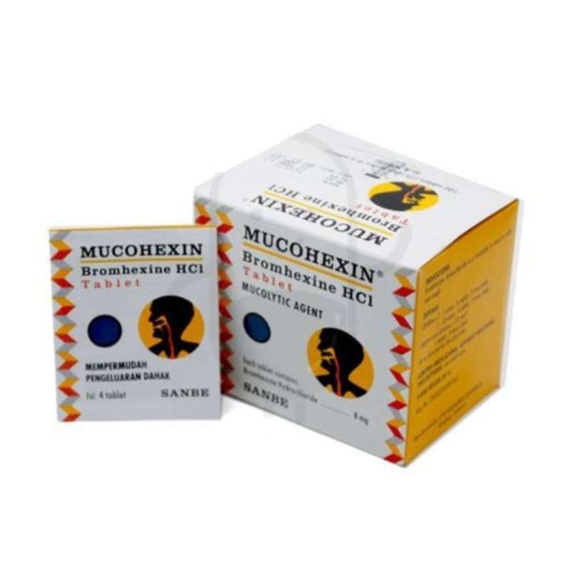 Jual MUCOHEXIN 8 MG BOX 100 TABLET di Seller Apotek MOSE - Apotek MOSE ...