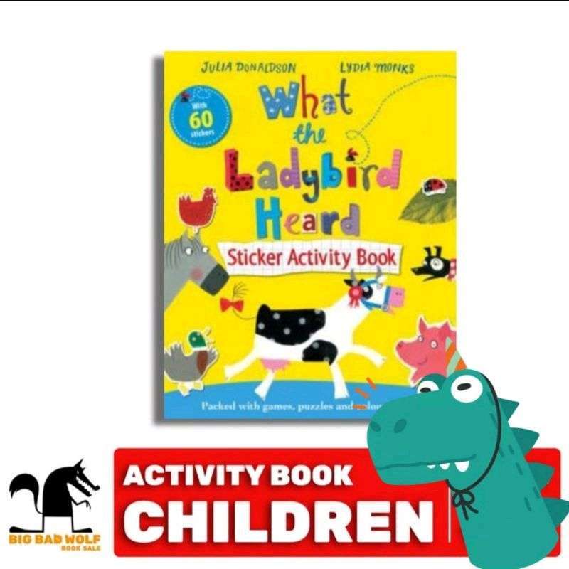 Jual BIG BAD WOLF BOOKS WHAT THE LADYBIRD HEARD : STICKER ACTIVITY BOOK ...