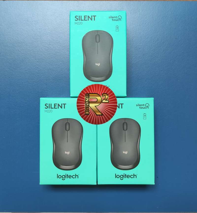 Promo Logitech M220 Silent Wireless Mouse Original Garansi Resmi Diskon ...