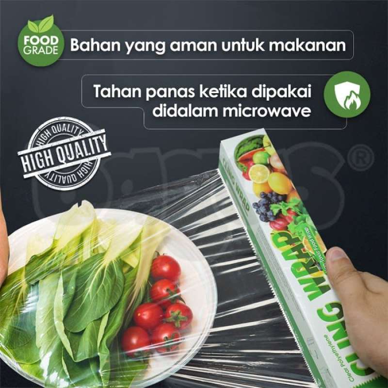 Jual Premium Bagus Cling Wrap Box 30 Cm X 100 M Polyethylene Non-pvc W ...