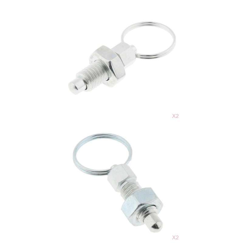 Jual M8+M6 Index Plunger with Ring Pull Spring Loaded Retractable ...