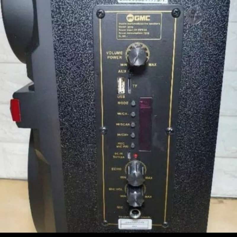 Jual Speaker Bluetooth X-Bass 8'5 Inch Gmc 897Q Plus Mic Karaoke ...