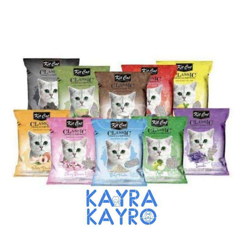 Jual Kit Cat Classic Bentonite Clump Cat Litter 10 L (7 kg) - Pasir ...