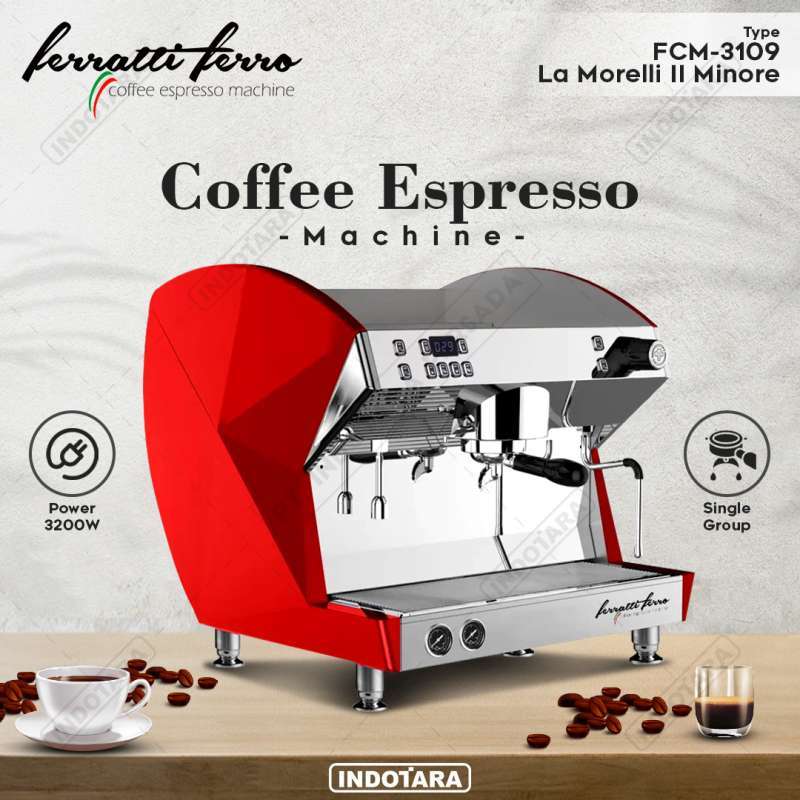 Jual Mesin Kopi Espresso Ferratti Ferro FCM3109 La Morelli II Minore ...