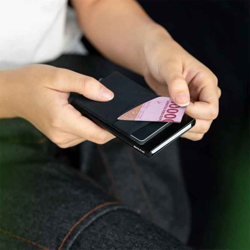 Jual DNAC Smart Wallet Card Holder RFID Dompet Kartu Minimalis Pria ...