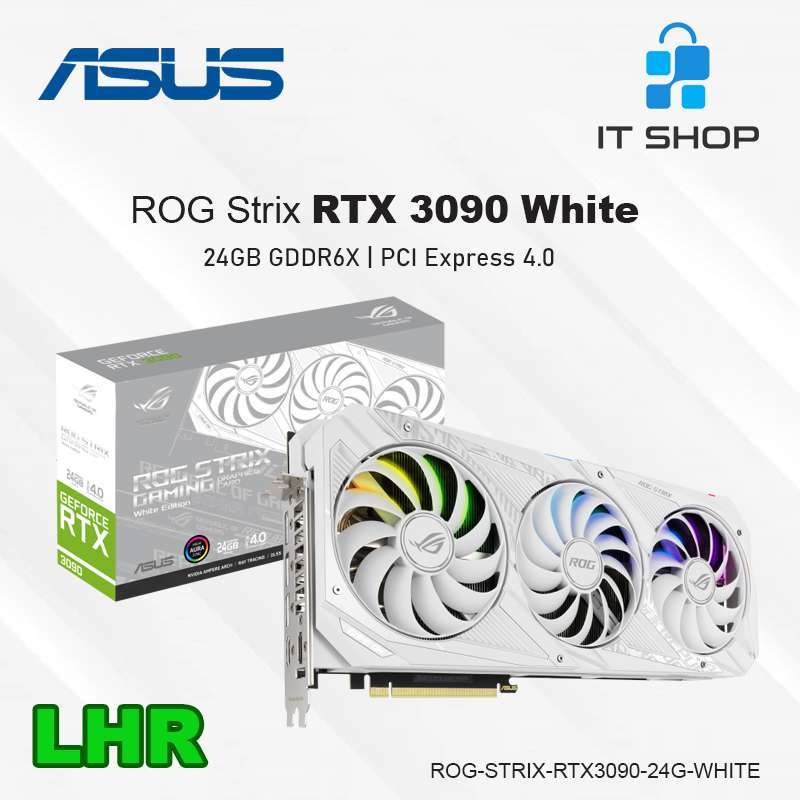 Jual ASUS ROG Strix RTX 3090 24G WHITE - LHR di Seller IT Shop Store ...