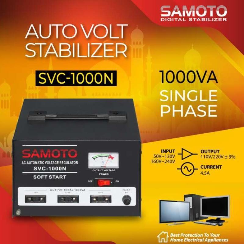 Promo STABILIZER SAMOTO 1000VA - 1000N Diskon 26% di Seller PT. DIGITAL ...