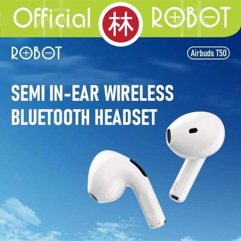 Jual Robot T50 Airbuds TWS Bluetooth Headset di Seller EBEN HAEZER NET ...