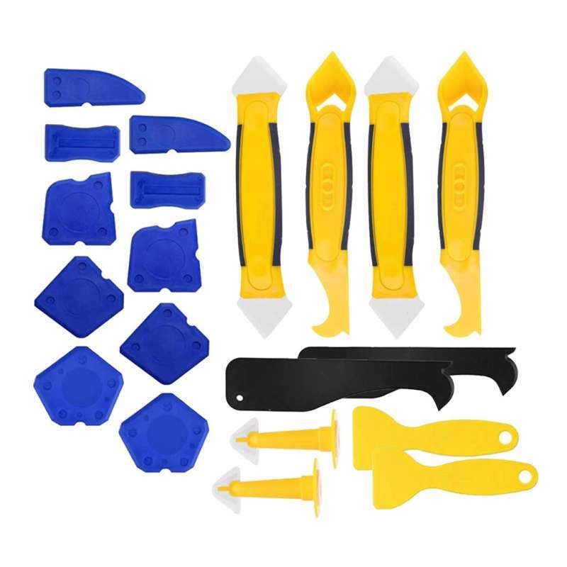 Promo 20xSilicone Sealant Spreader Finishing Kit Tool Caulk Remover ...