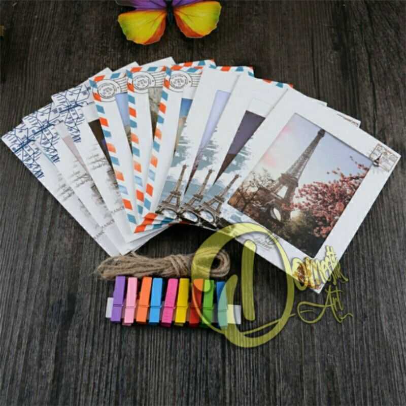 Jual Frame Foto Kertas Gantung 4r Souvenir Ultah / Frame Foto Gantung ...