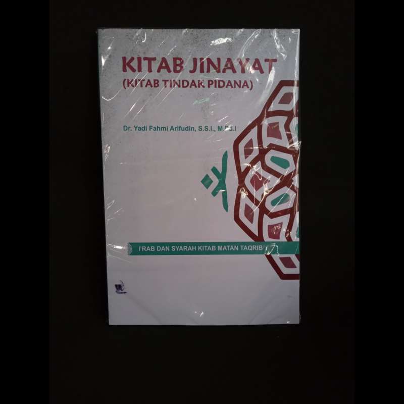 Jual KITAB JINAYAT (KITAB TINDAK PIDANA) I'RAB DAN SYARAH KITAB MATAN ...