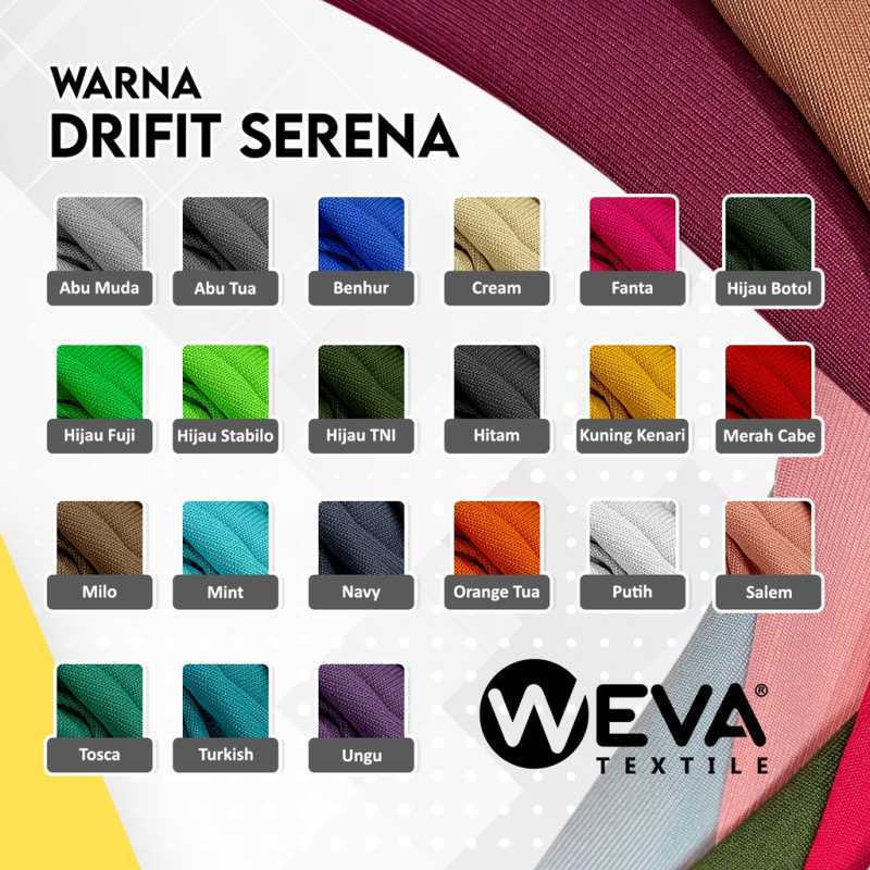 Promo Bahan Kain Jersey Dryfit Serena - Kain Drifit Weva Textile - Abu ...