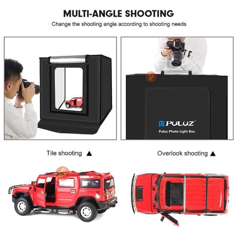 Jual Fotobox 60cm Led Light Portable Photobox Studio Photo Foto Box Di ...