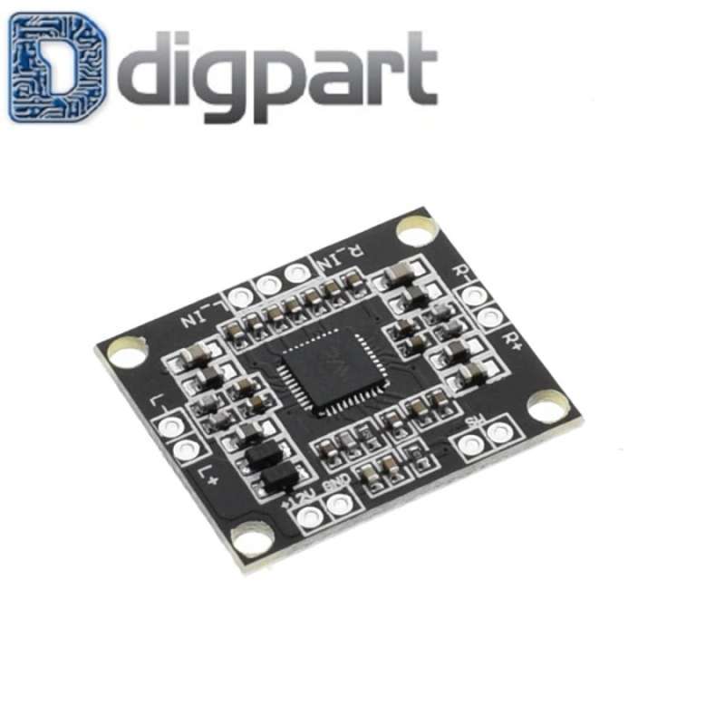 Jual Pam 8610 Pam8610 Stereo Digital Power Amplifier Class D 2x15w 6v ...