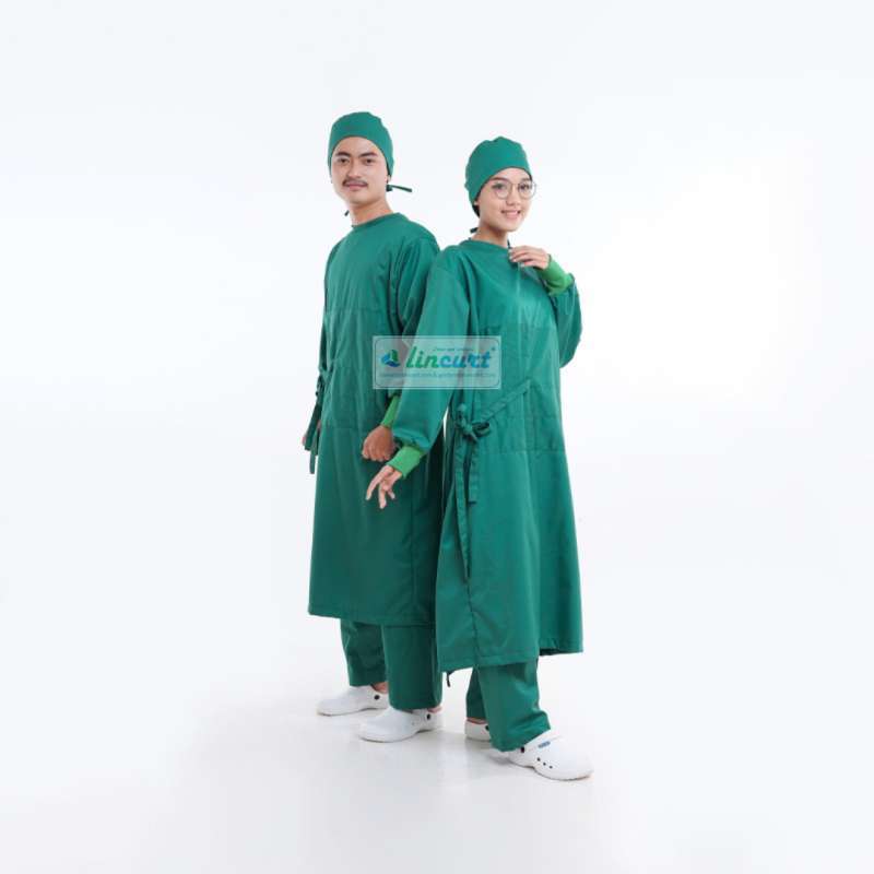 Promo LINCURT - Jas Operasi Surgical Gown Standar Rumah Sakit Bahan ...