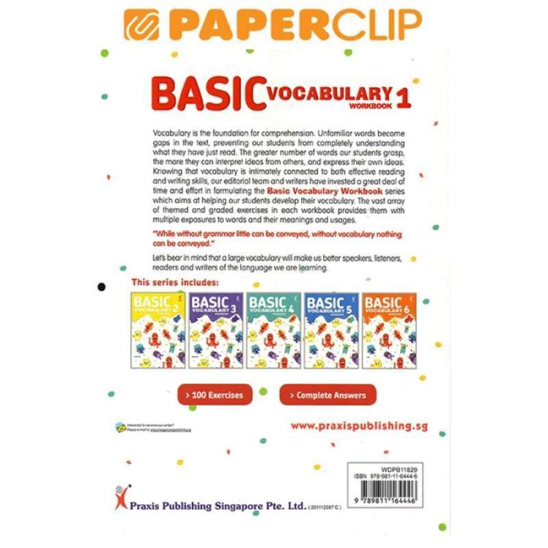 Promo Original Basic Vocabulary Workbook 1 Buku School Book Import Diskon 7% Di Seller Megajaya ...