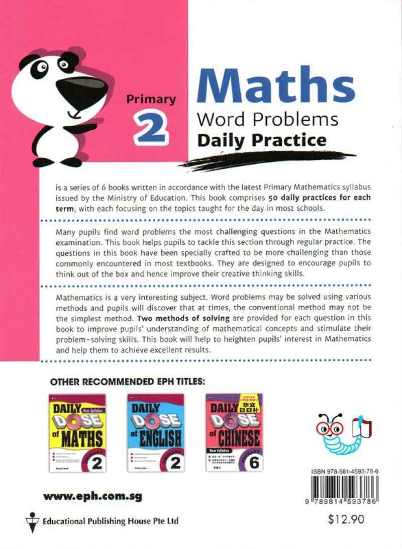 Promo Original Maths Word Problems Daily Practice Primary 2 Buku School ...