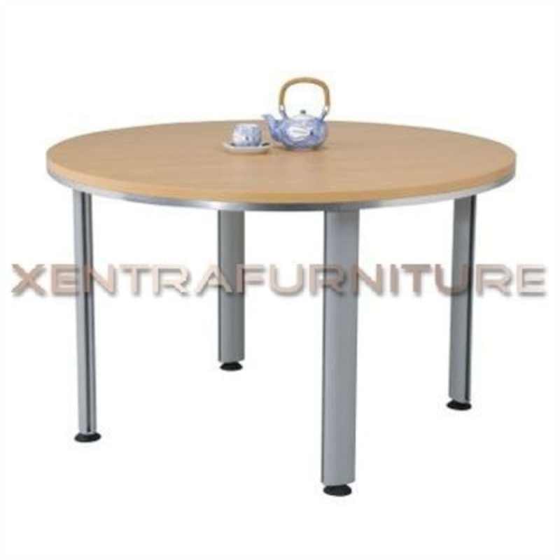 Jual Meja Meeting / Rapat Bulat Minimalis Diameter 120Cm Untuk 4 Orang ...