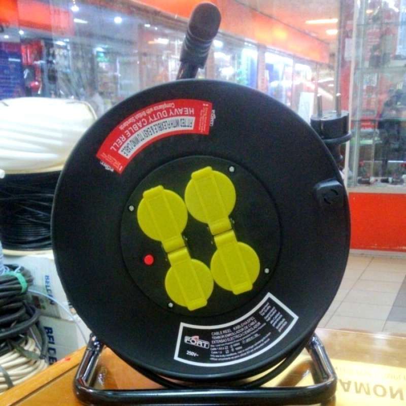 Jual Kabel Roll / Cable Roll Heavy Duty 50 Meter 50m FORT di Seller ...