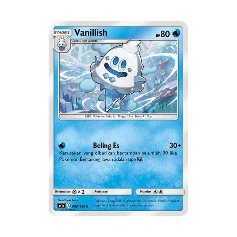 Jual Pokemon Indonesia Trading Card Vanillish AS1a 089-150 C di Seller ...